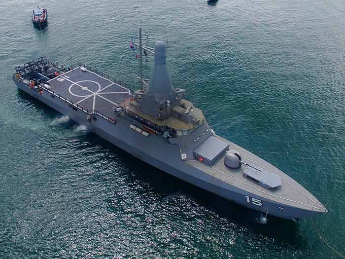 DEFENSE STUDIES: Singapore Navy Launches Final Littoral Mission Vessel ...