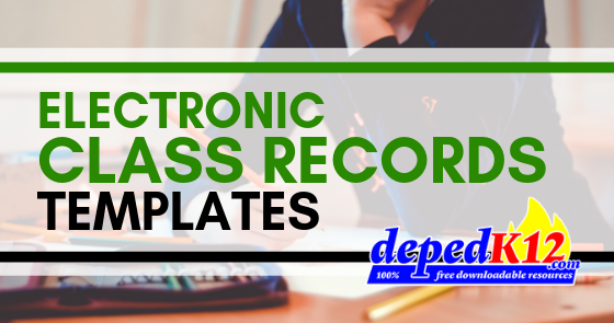 E-Class Record Templates (Free Download) - DepEd K-12