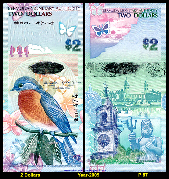 POLYMER BANKNOTE COLLECTION: BERMUDA