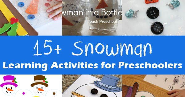 15+ Snowman Learning Activities for Preschoolers | Totschooling ...