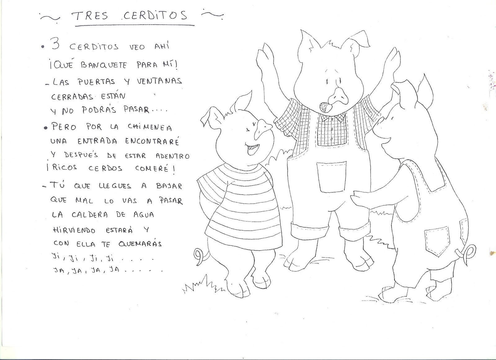 Caja de sorpresas: Cuento:Los tres cerditos