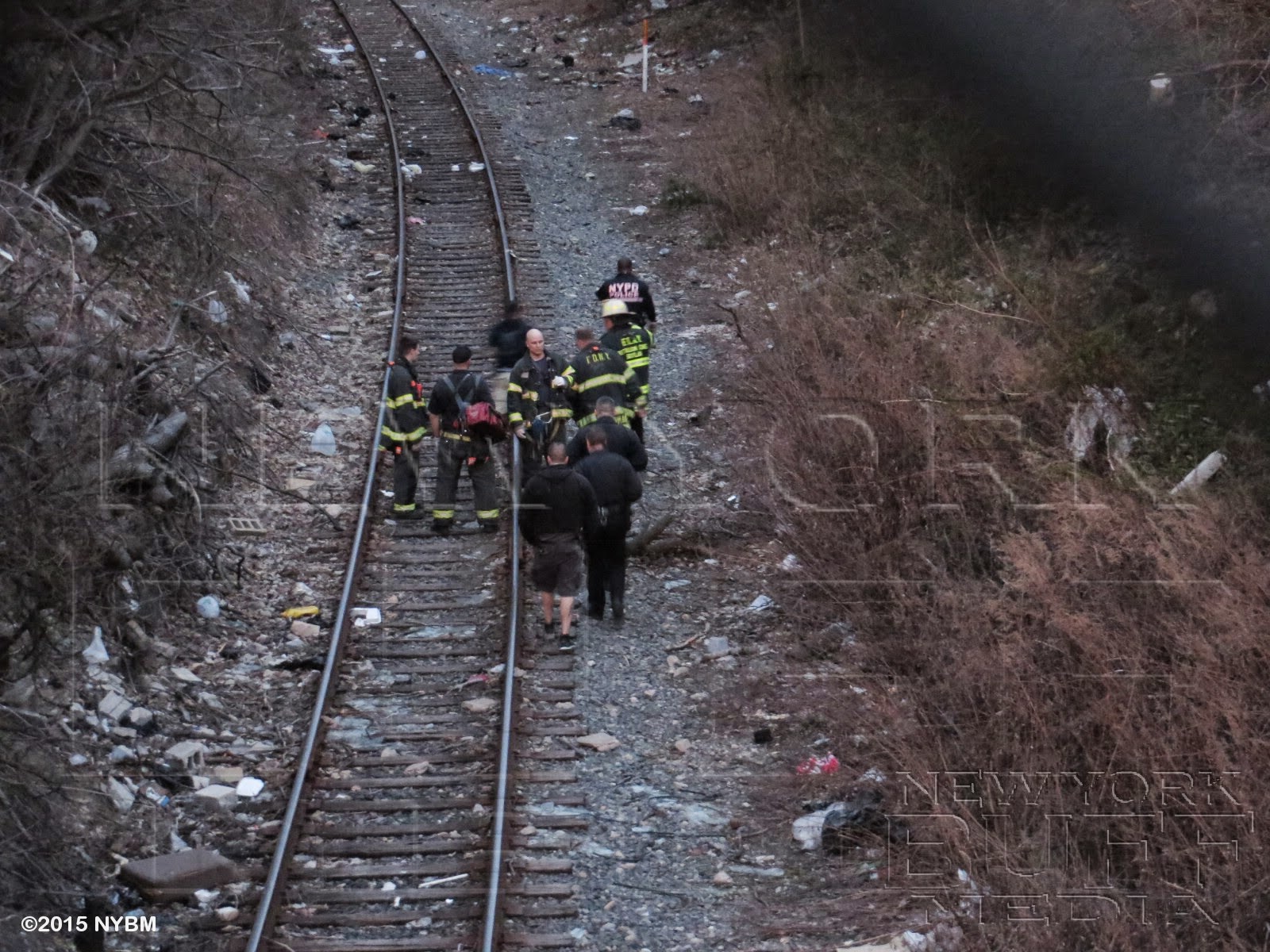 New York Buff Media: Photos: 2 people found dead on railroad tracks in ...