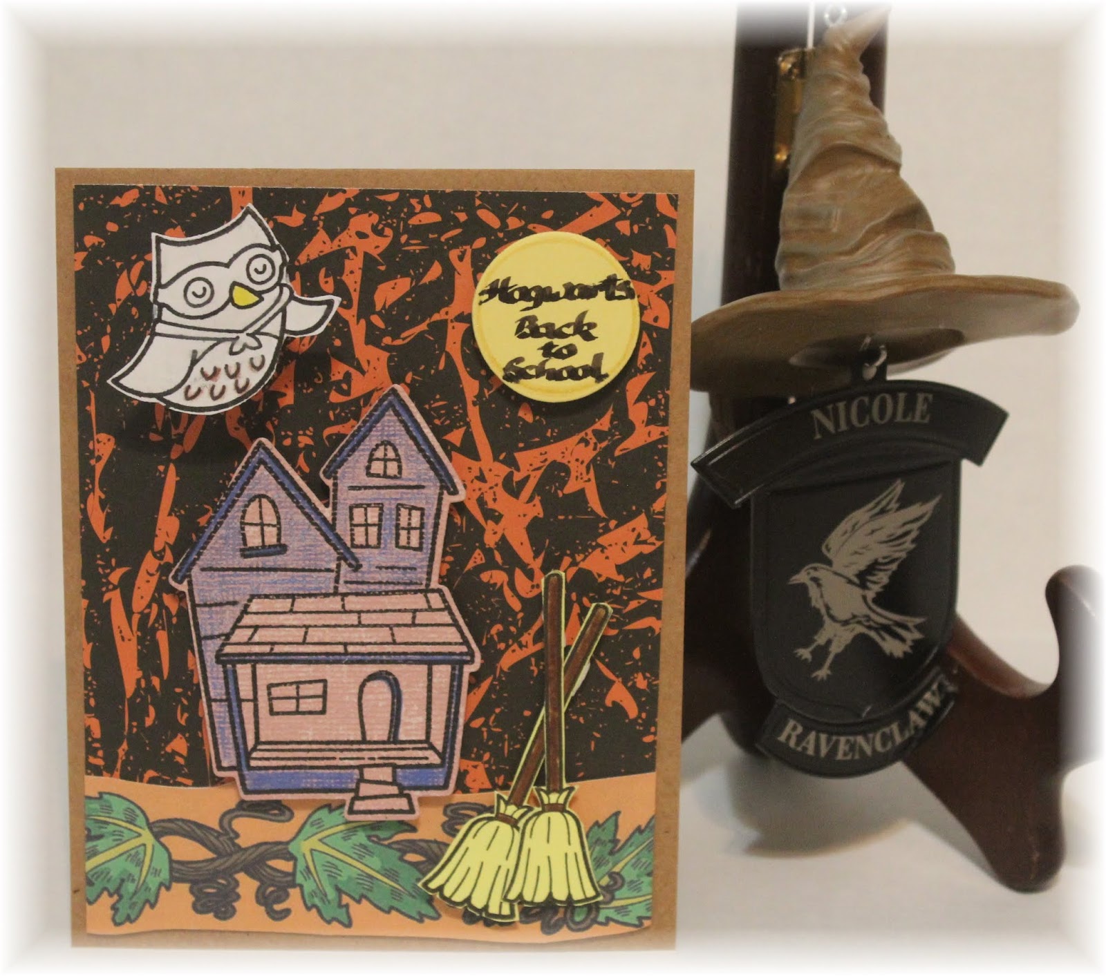 Created by Sunshine HoneyBee: Hogwarts Back to School Card