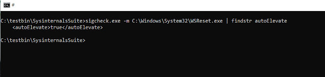 abcdef: Windows 10 LPE (UAC Bypass) in Windows Store (WSReset.exe)