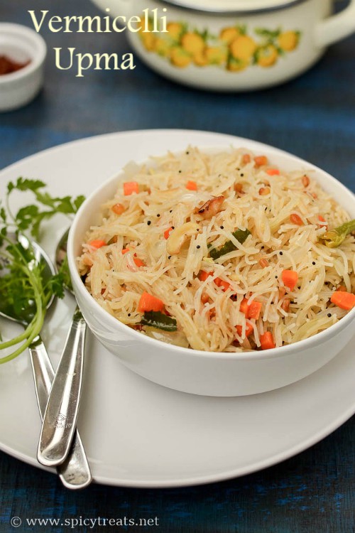 Spicy Treats: Vermicelli Upma Recipe | Semiya Upma Recipe