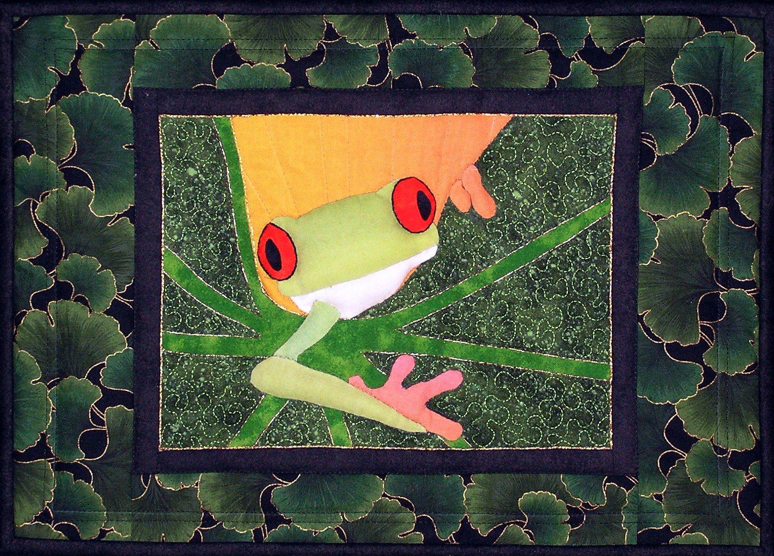 Concept Quilts: Acute Frog