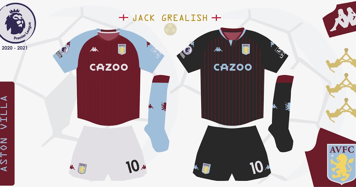 Design Futbol Kits: Aston Villa 2020 - 2021 (Premier League)