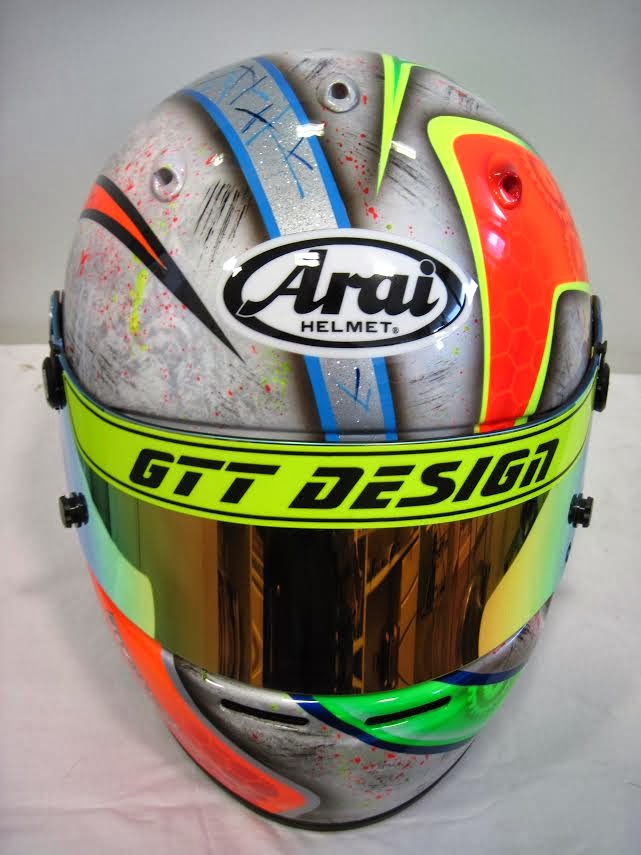 Racing Helmets Garage: Arai GP-5 F.Giovanardi 2014 by GTT Design