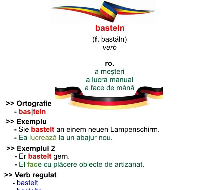 Deutsch für alle: basteln