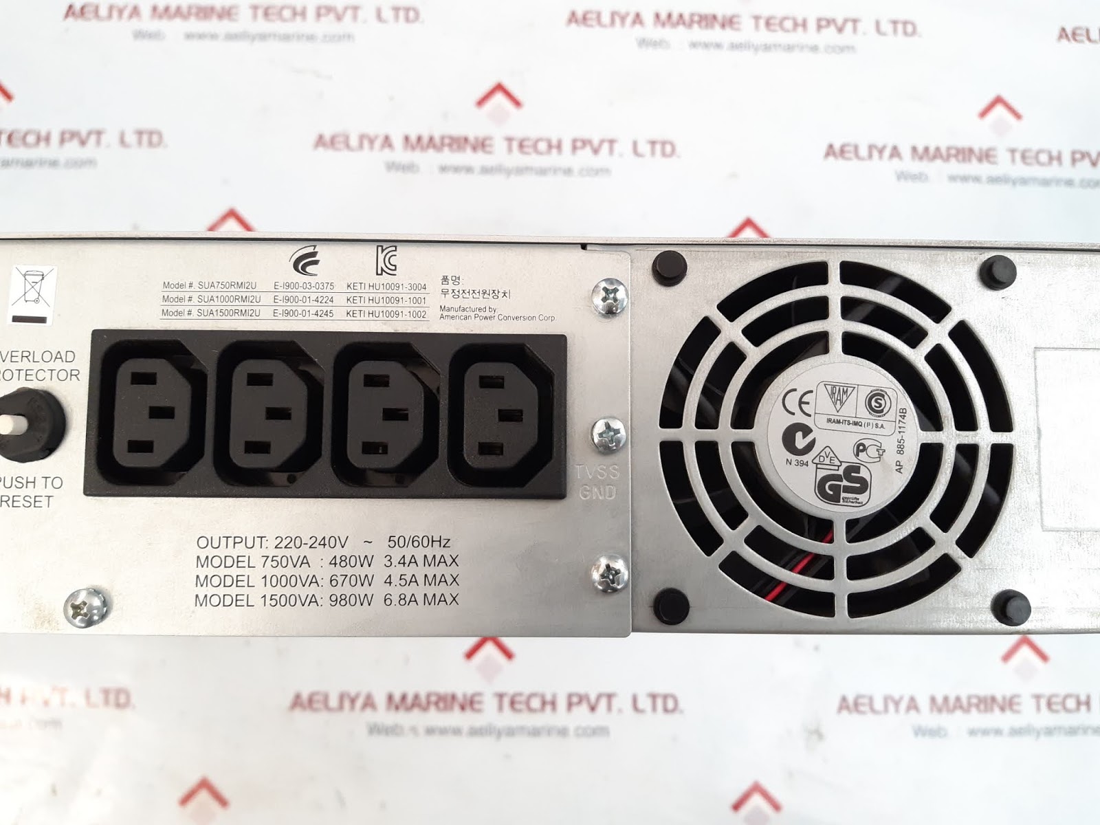 APC SUA 1500RMI2U UNINTERRUPTIBLE POWER SUPPLY - Aeliya Marine