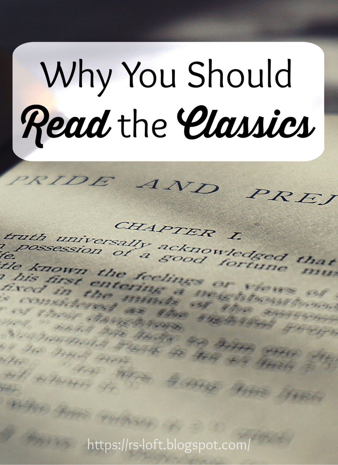 Why You Should Read the Classics