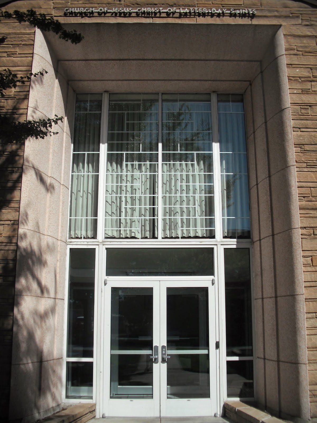 Historic LDS Architecture: Provo Park Ward: Entry Detail