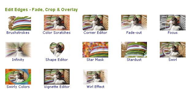 List of Free Online Photo Image Editor and Effects: Tuxpi