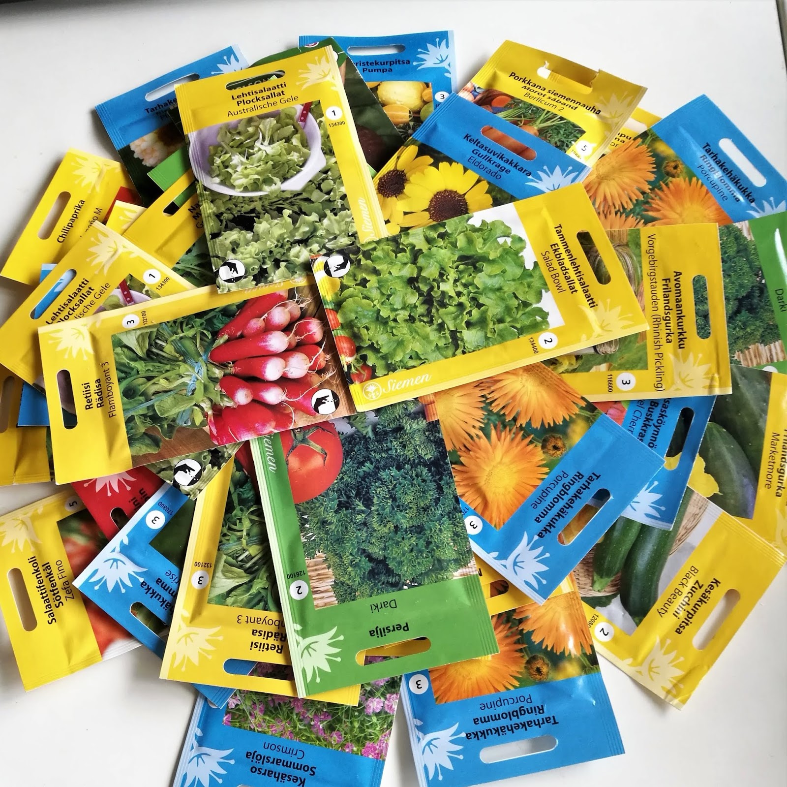 Palstalta terve!: Siemeniä riittää