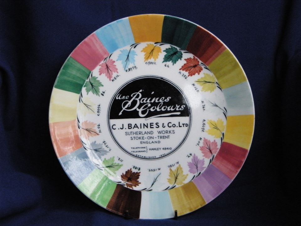 Antiques And Teacups: Tuesday Cuppa Tea, Pottery Paint Salesman Samples