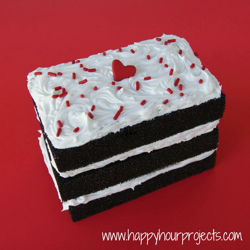 Secret Birthday Cake Box - Happy Hour Projects