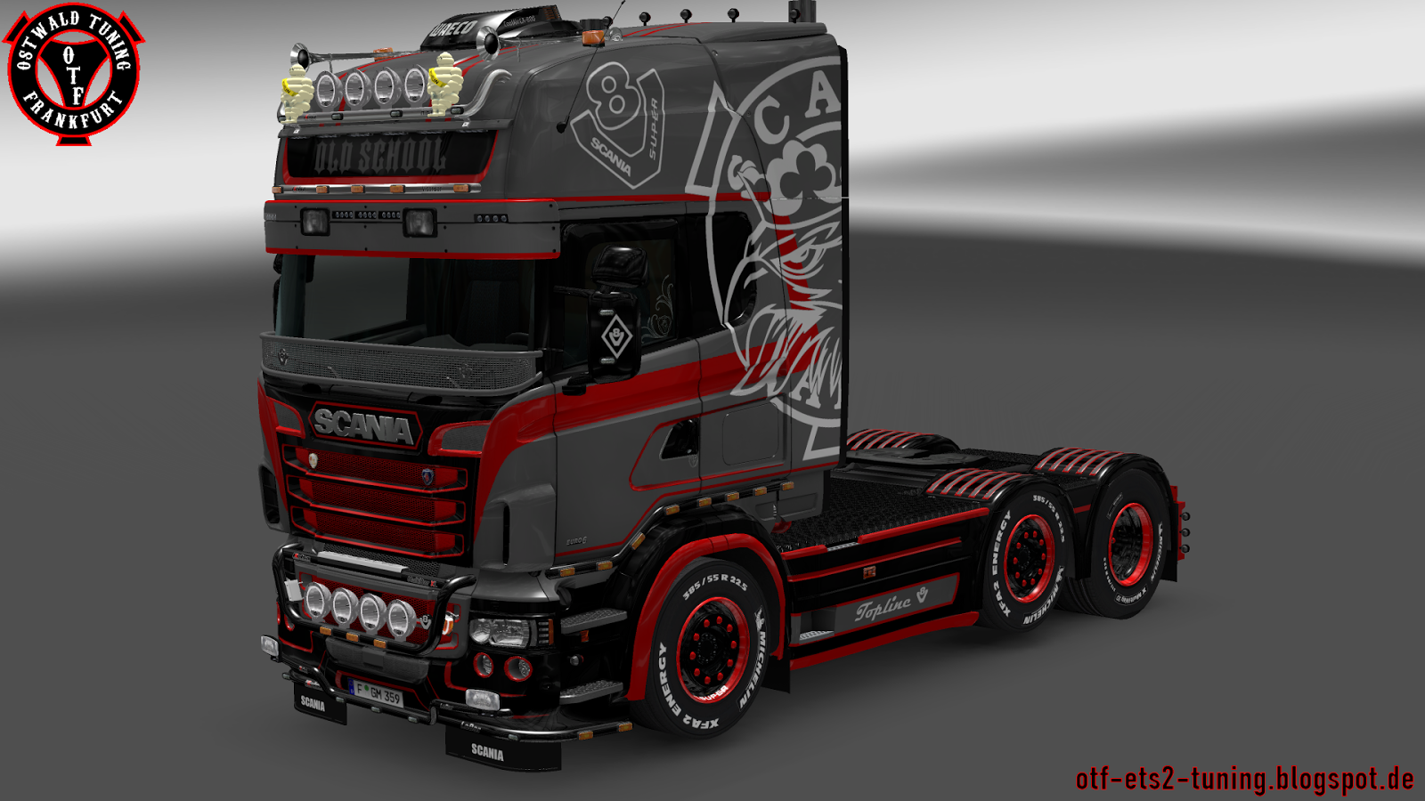 Ostwald Tuning Frankfurt: SCANIA V8 Custom Skin
