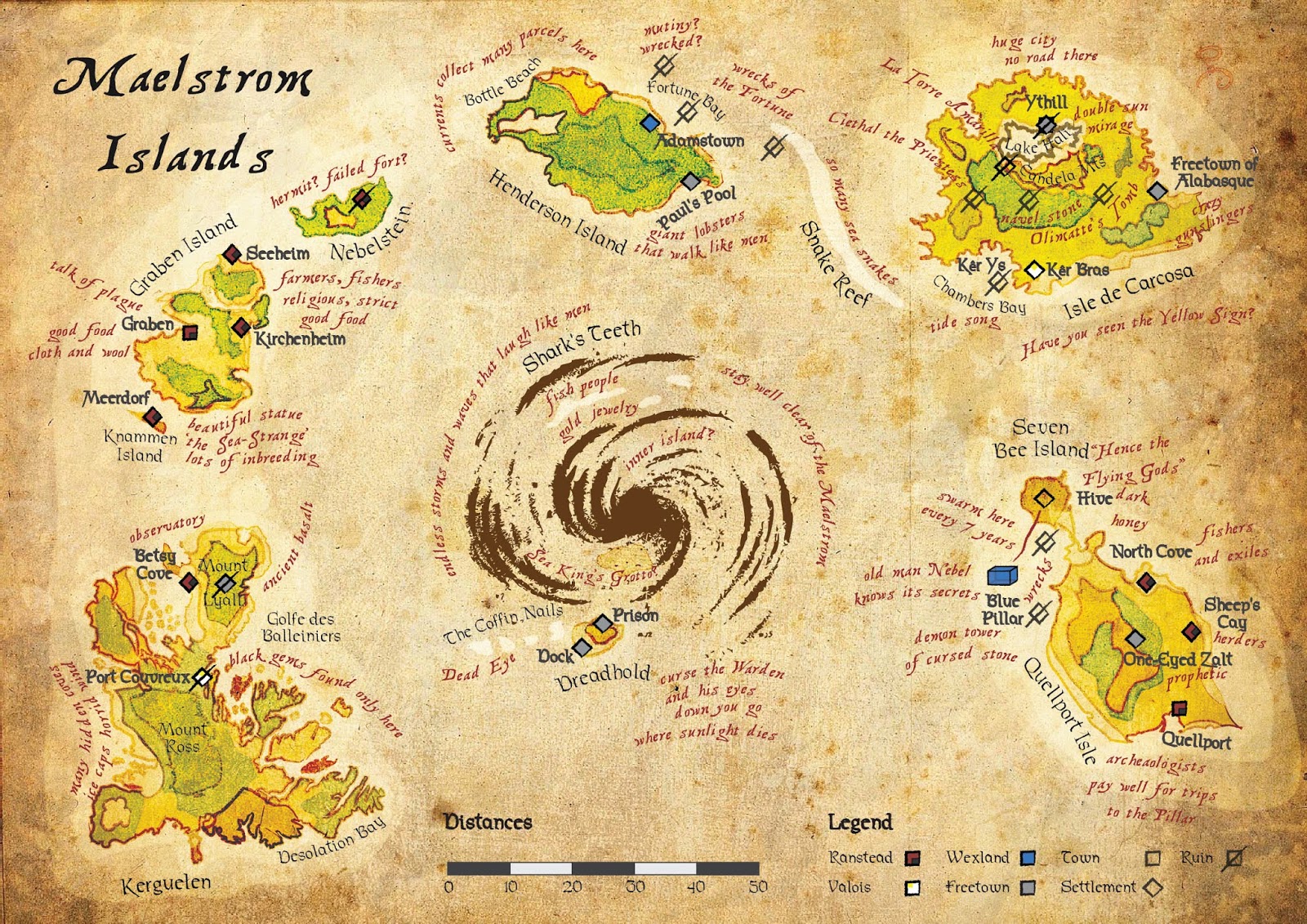 The Things We Do for XP: Wavecrawl region: the Maelstrom Islands