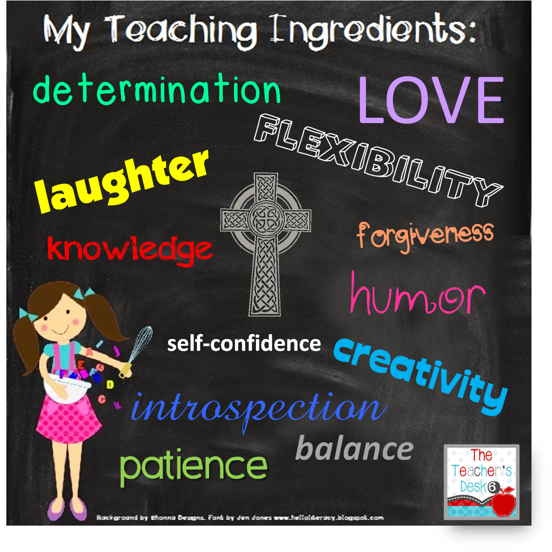 The Teacher's Desk 6...: Ingredients for Teaching Faith-fuel-ly