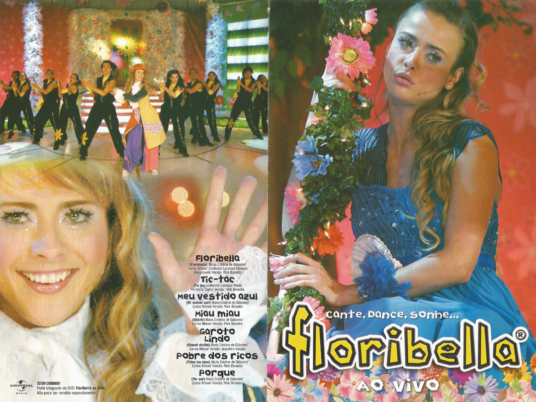 DVD: Floribella - Ao Vivo - Encartes Pop