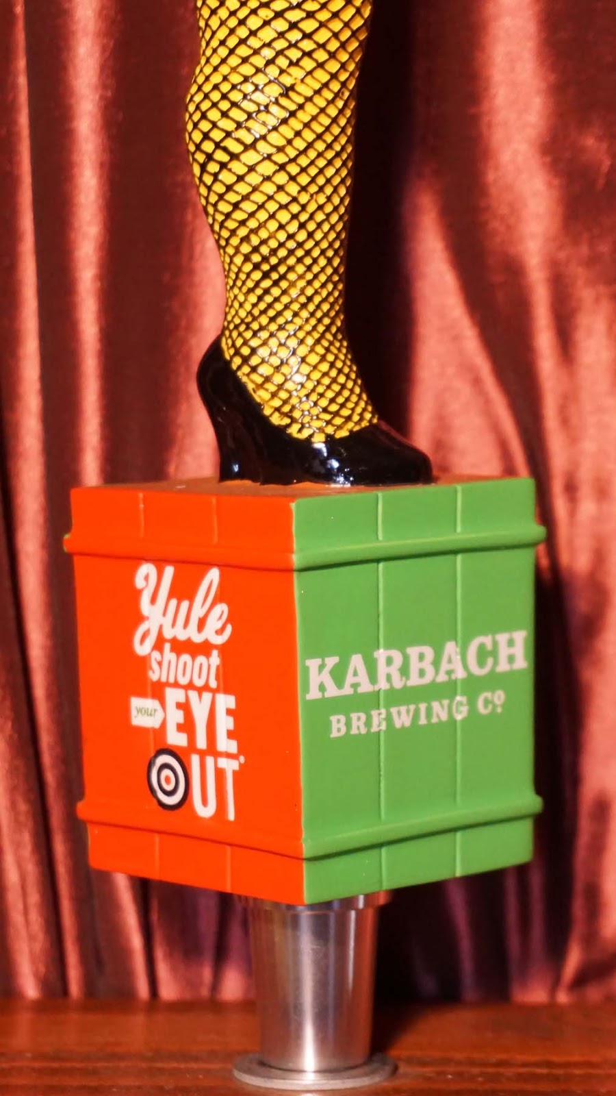 Tap Handle #725: Karbach (Anheuser-Busch) - Yule Shoot Your Eye Out Red Ale