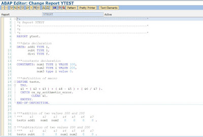 SAP ABAP Central: Creating Macros in ABAP programs for re-usability ...