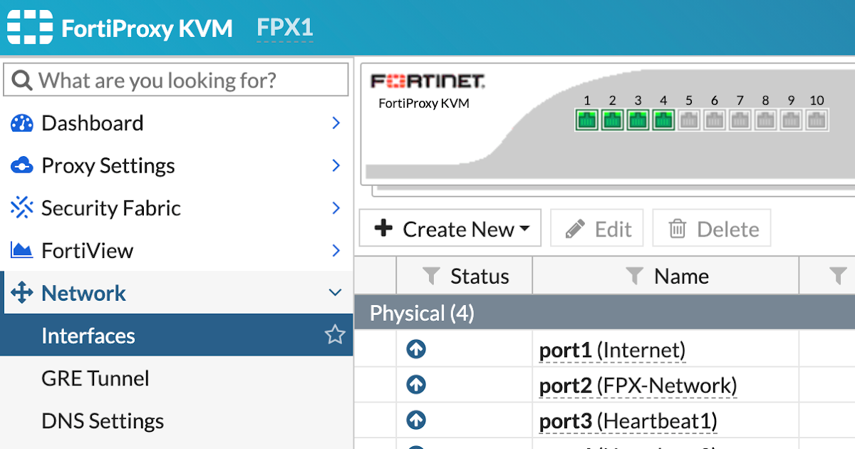 Blog Técnico FORTINET: Crear servicio de web proxy explícito en interfaz VPN-SSL de FortiProxy
