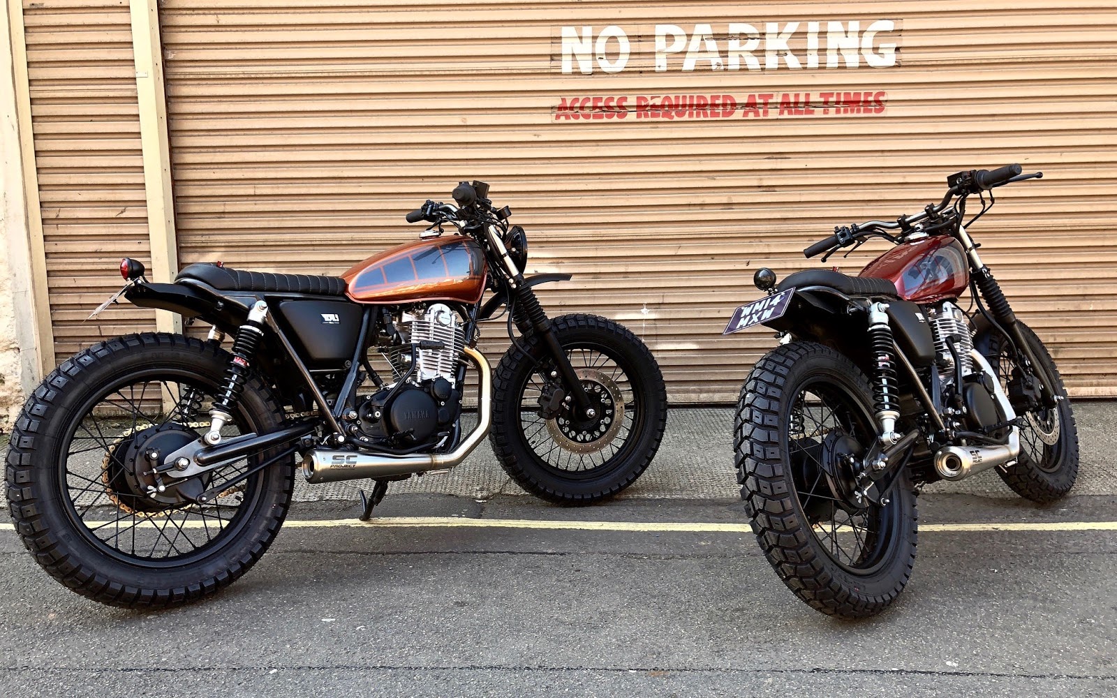 SR400 Duo - Inazuma café racer