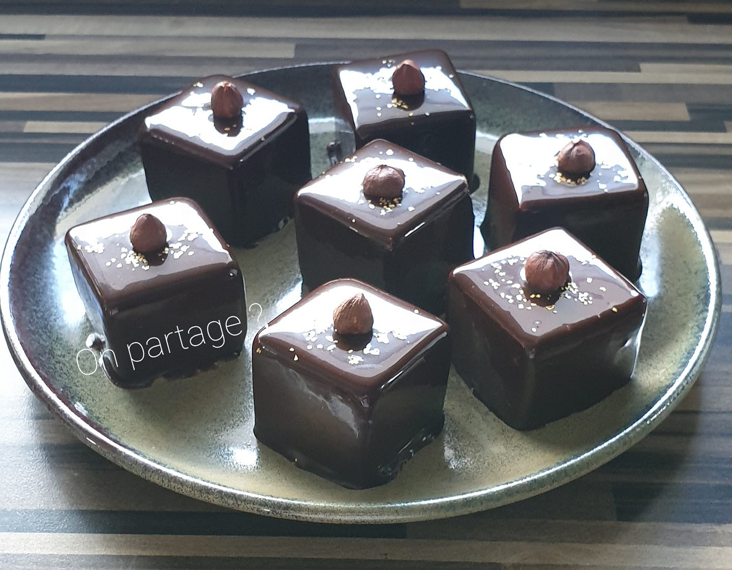 On partage ?: CUBES DE MOUSSE CHOCOLAT AU LAIT
