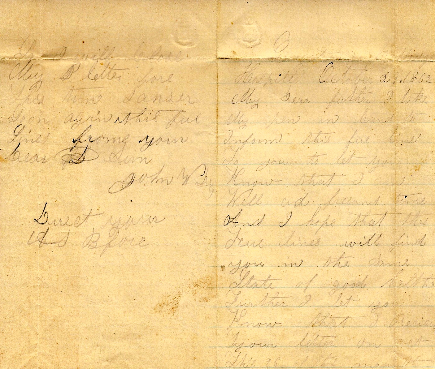 Civil War Letters of John W. Derr: Letter #26 -- Georgetown College ...