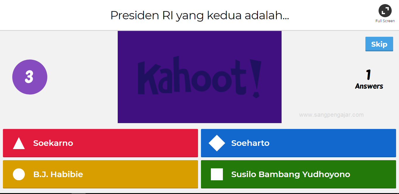ENGLISH CORNER : Kahoot!