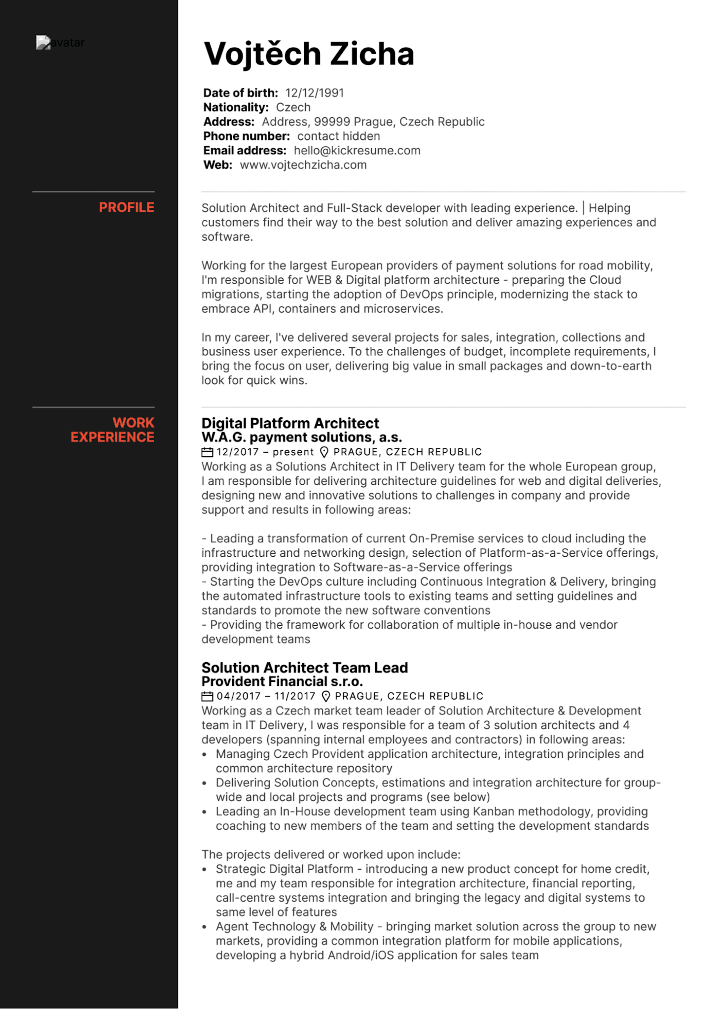 Project Architect Resume ~ Resume Letter