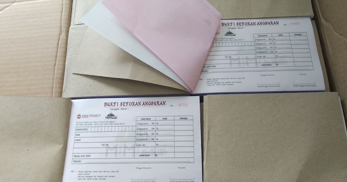 Nota Toko Perabot ~ Print Corner