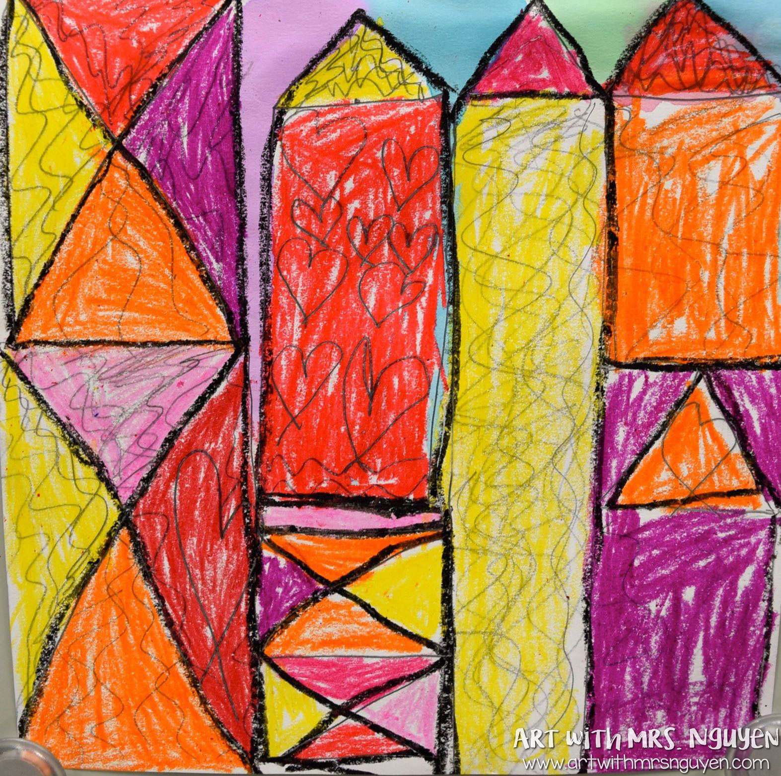 Paul Klee Castles (2nd) | Art with Mrs. Nguyen
