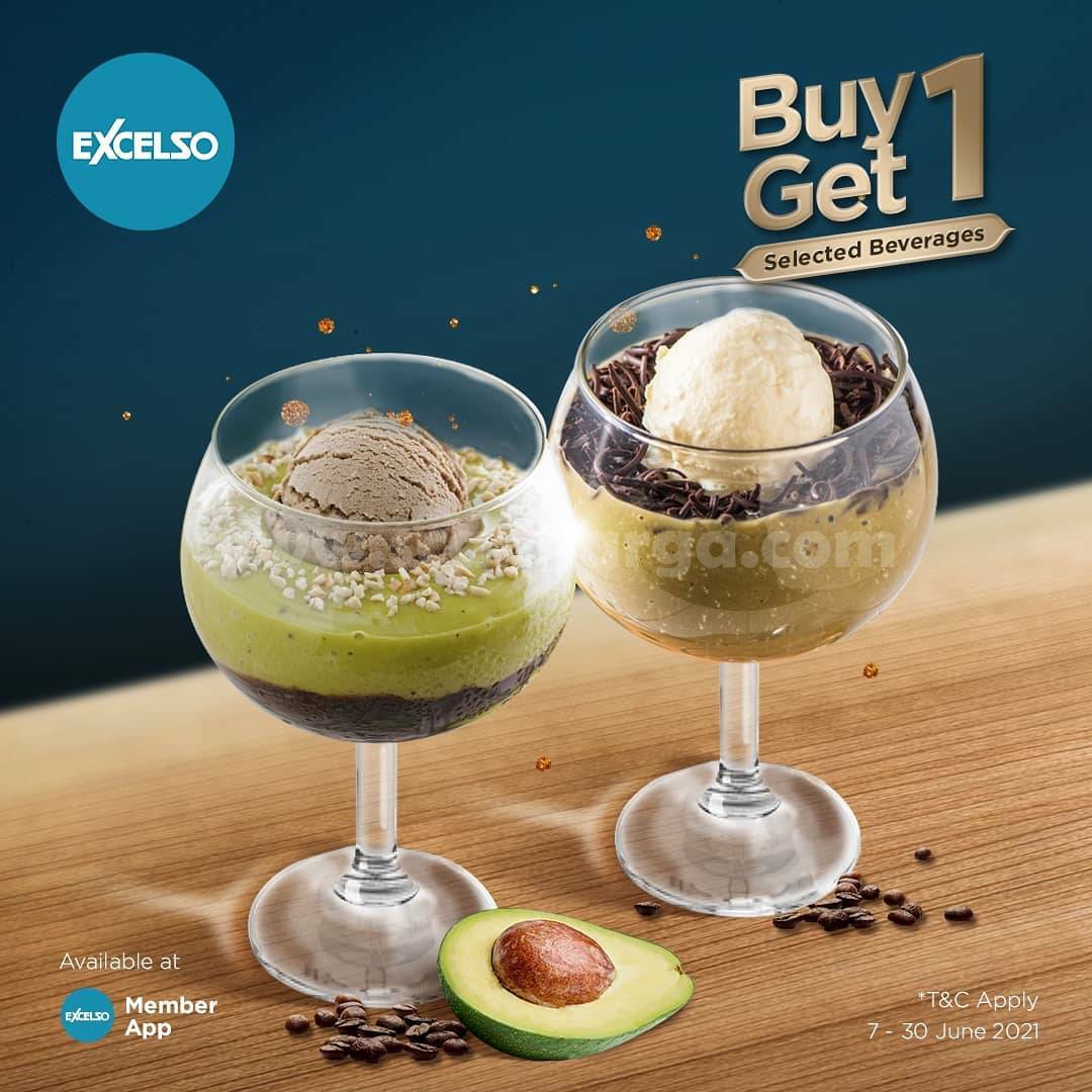 Promo Excelso Coffee Buy 1 Get 1 Selected Menu - scanharga