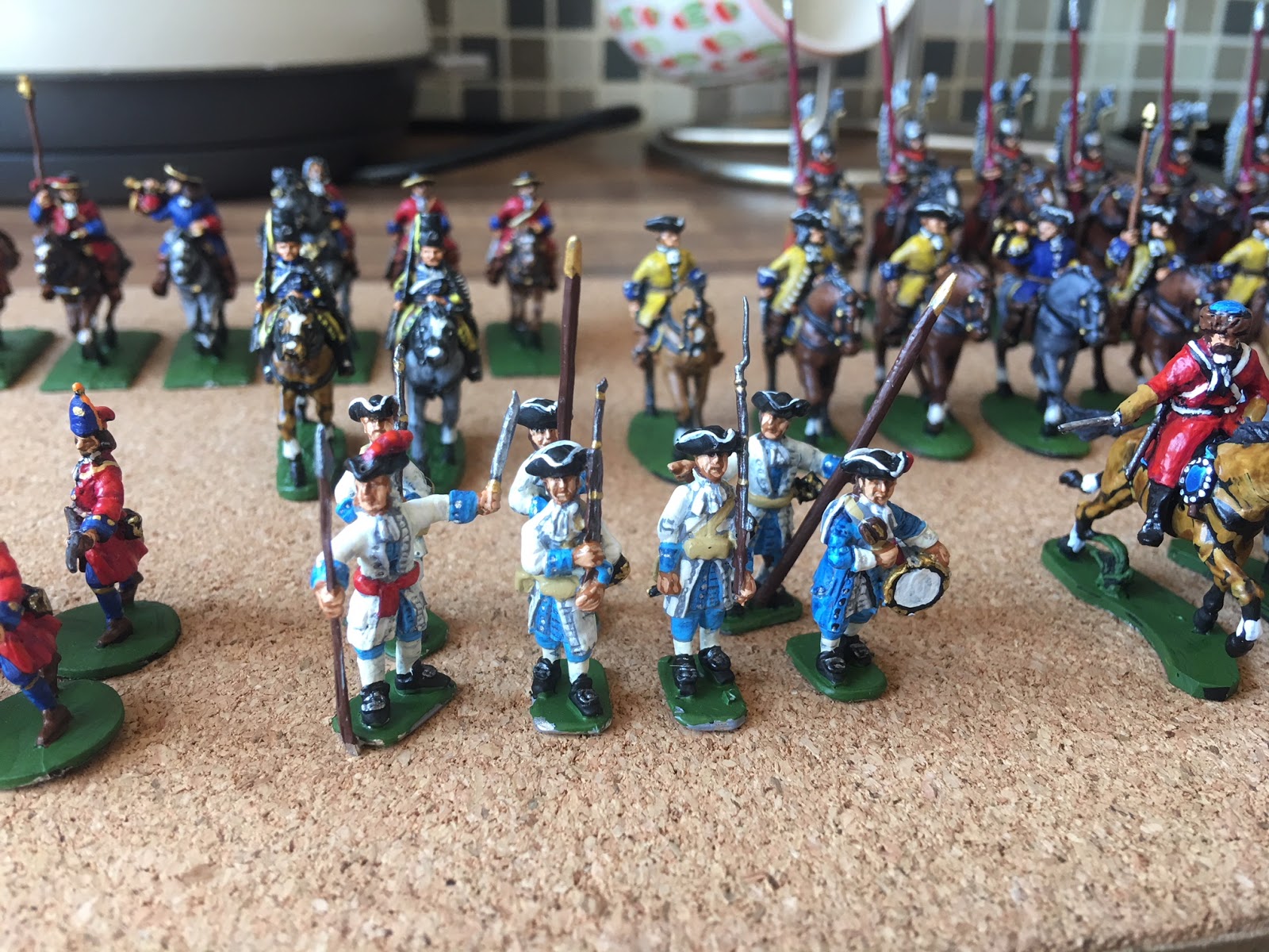 A figure painting therapy project.: Simply model soldiers!