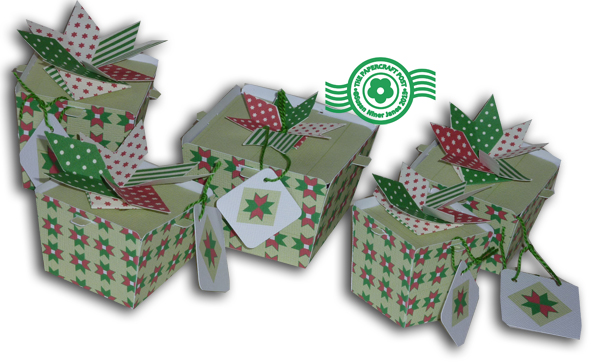 The Papercraft Post: Patchwork Star Gift Box