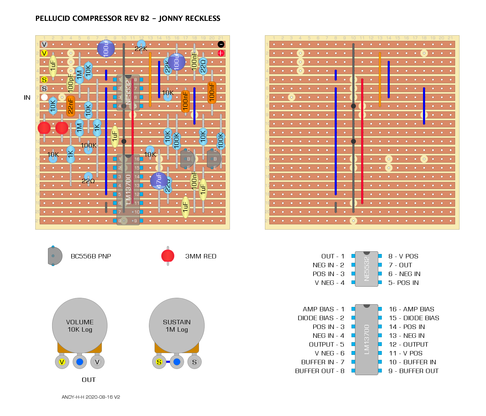 Guitar Effects - Vero - Point to Point - Tag Board Layouts: RECKLESS ...