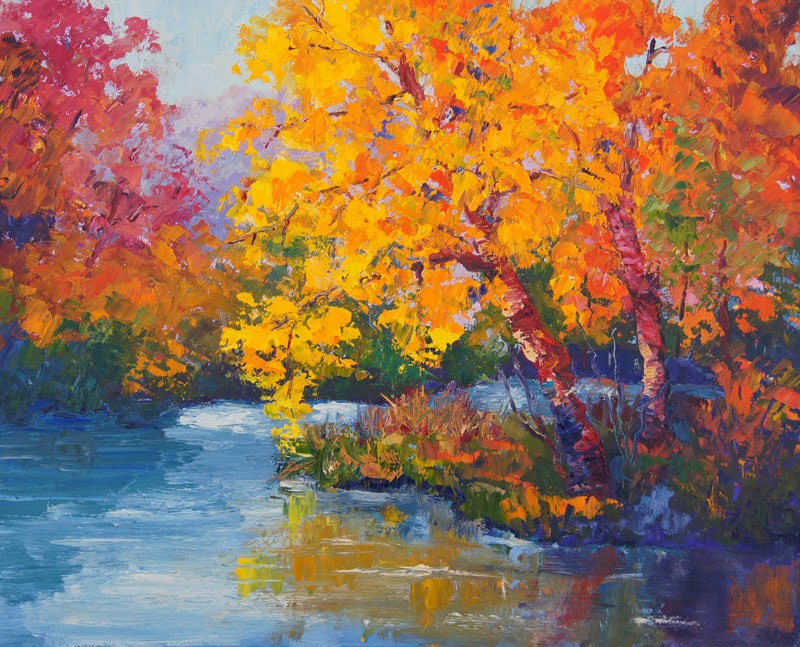 Palette Knife Painters, International: Autumn Paintings Review by ...