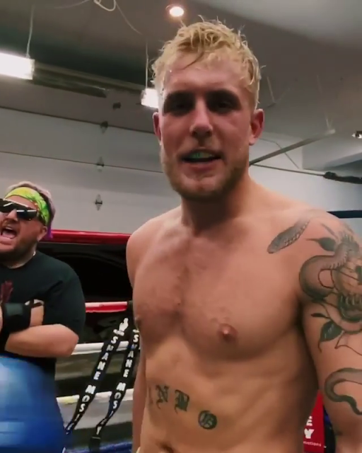 Alexis_Superfan's Shirtless Male Celebs: Jake Paul shirtless IG video