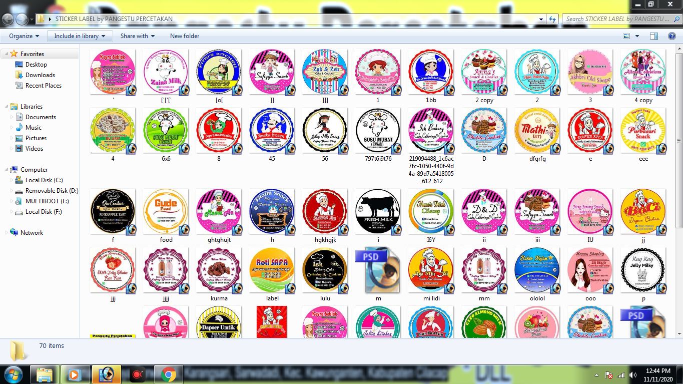 Download 70 Template Stiker Label Olshop - Pangestu Percetakan