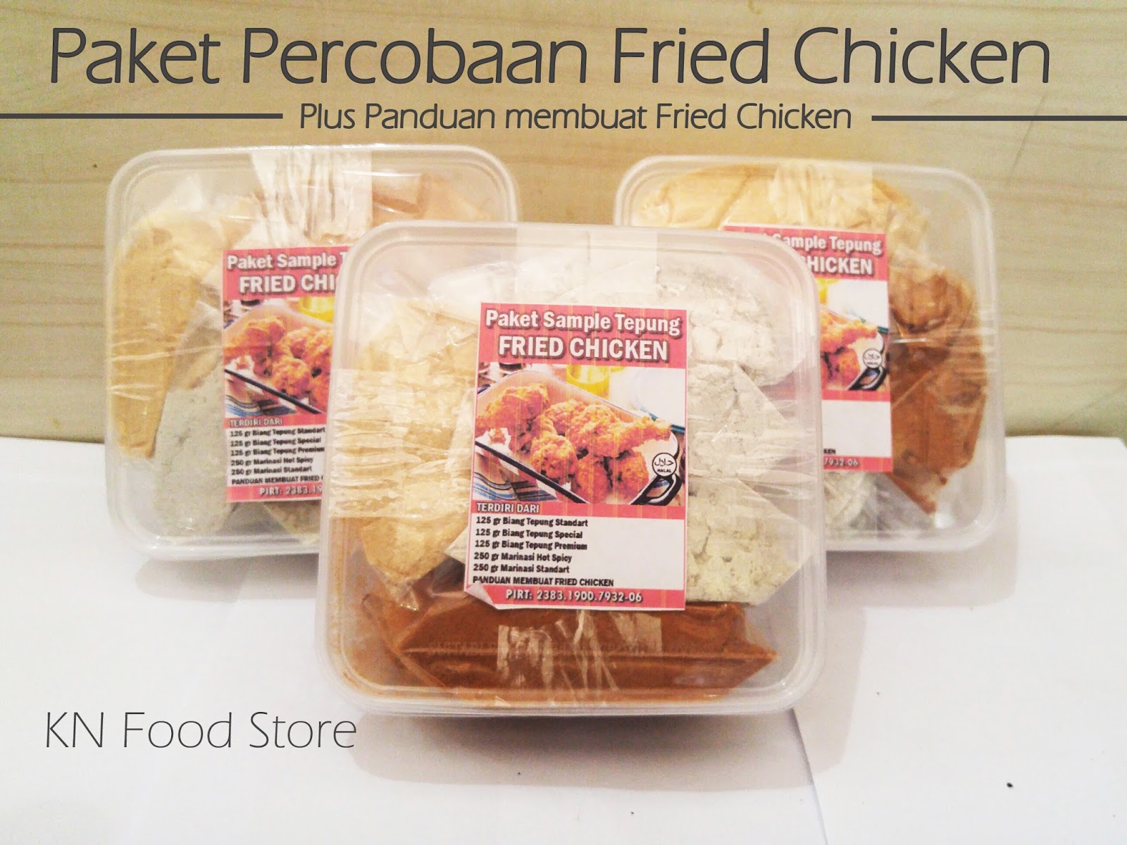 Paket Percobaan Fried Chicken | Supplier Bahan Baku Kebab