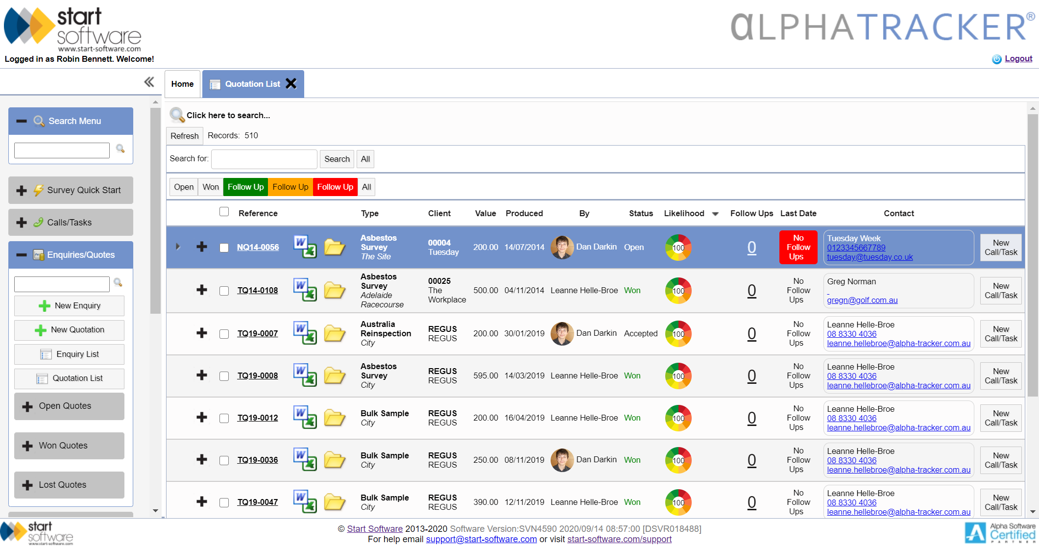 Alpha Tracker Release 33 - the "AI" release - is now available