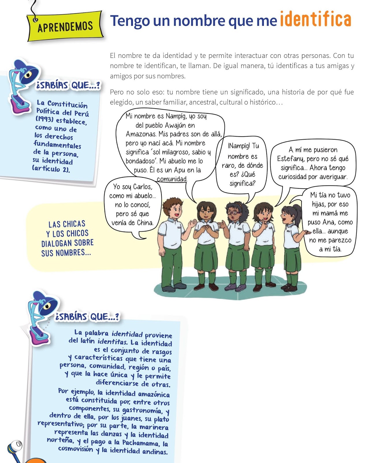 AULA VIRTUAL 2: RECONOCIENDO NUESTRA IDENTIDAD