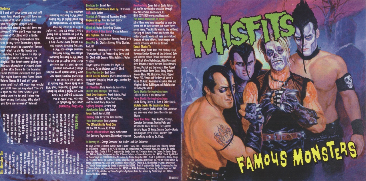 Cries from the Quiet World: Misfits "Famous Monsters"