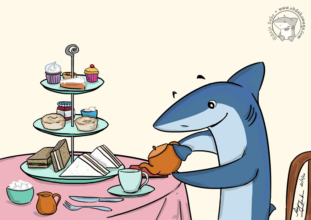 "Oh, Dakuwaqa!" - The Shark comics and cartoons: Sharktivity #16: Blue ...