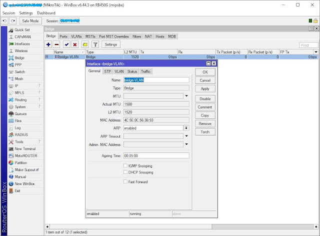 IT-Mikrotik: Load Sharing 2 WAN and 6 LAN by using Vlan