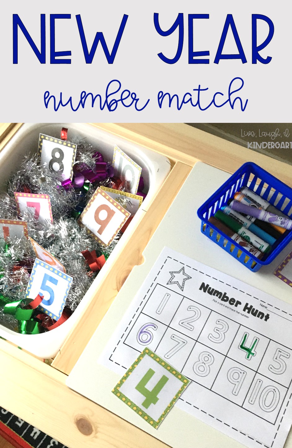 I created these colorful number cards (1-10) and recording sheet! This ...