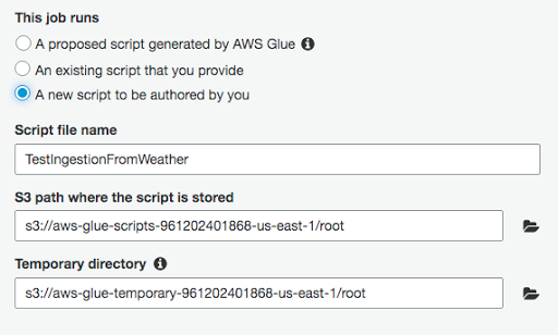 Ingest data from external REST API into S3 using AWS Glue