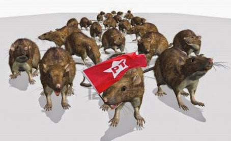 Vale-tudo do PT no Senado. Hora dos homens sérios darem basta aos ratos ...